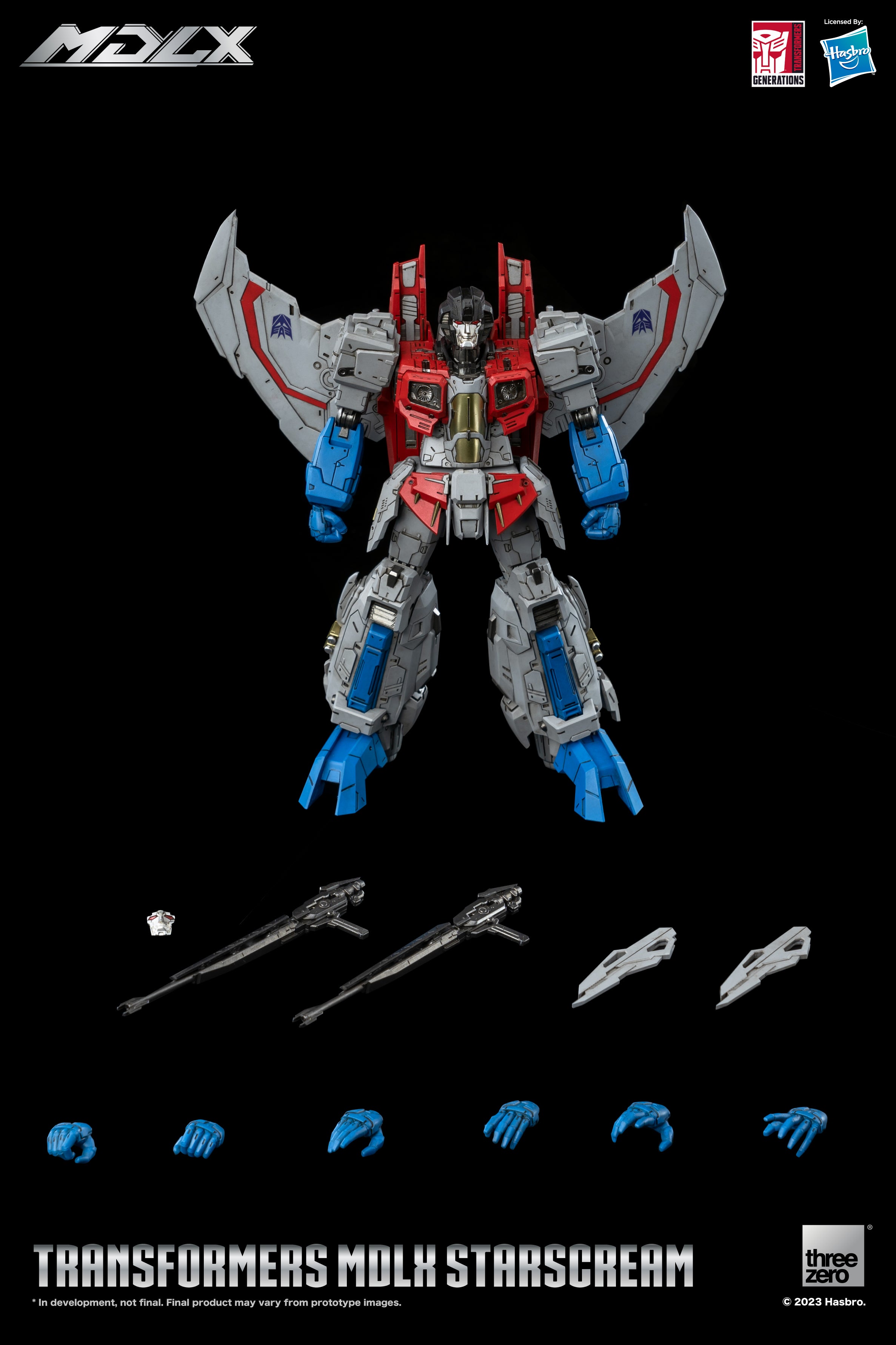 Threezero - Transformers - MDLX Starscream – Ages Three and Up
