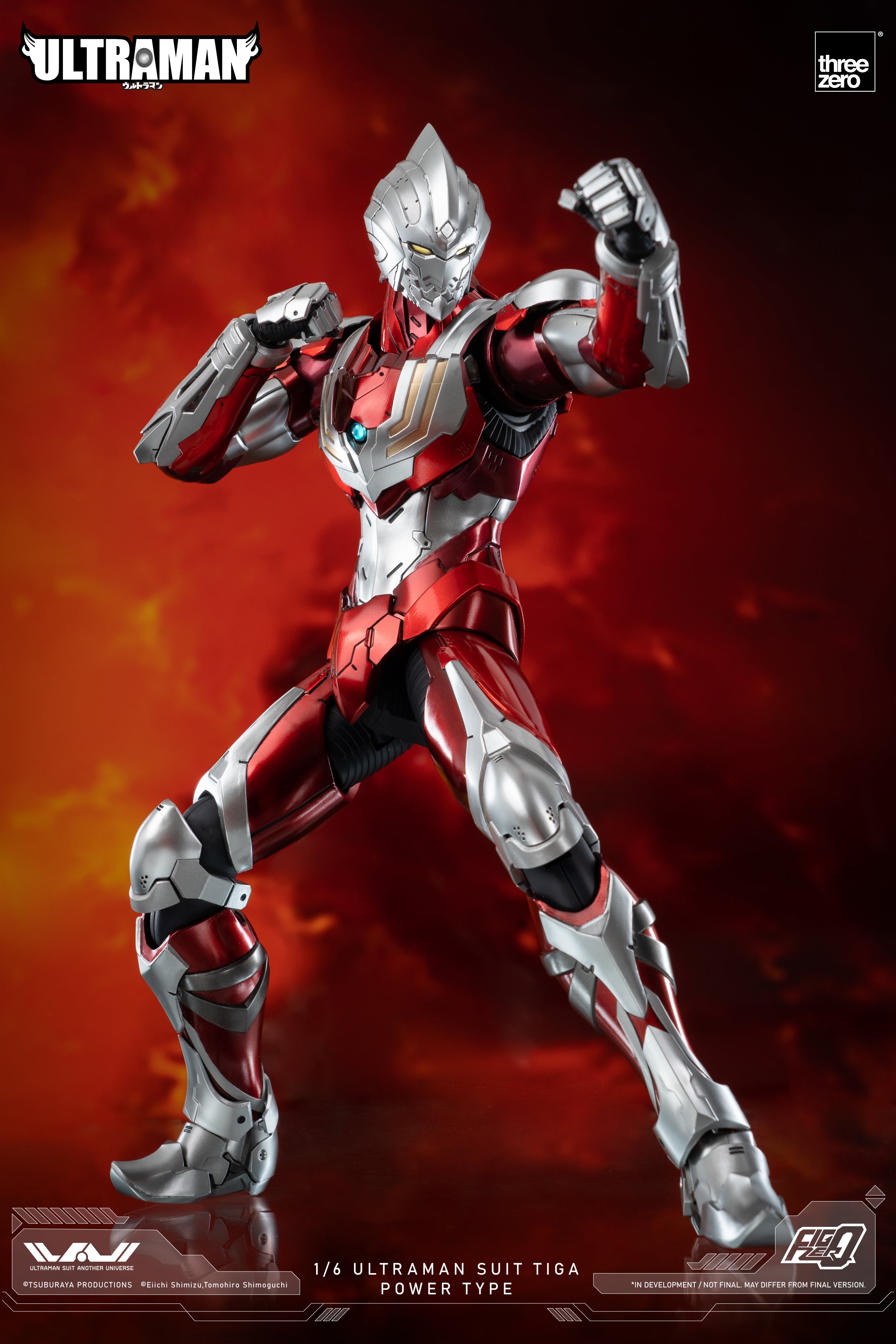 Threezero - FigZero Ultraman Suit Another Univese: Ultraman Suit Tiga – Ages Three and Up
