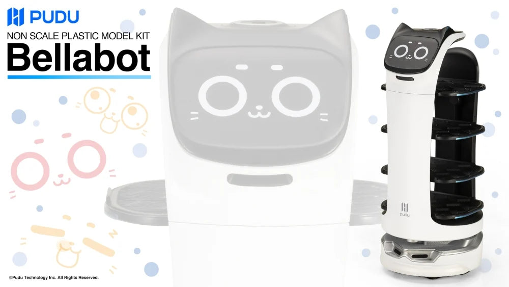 Kotobukiya - PUDU Robotics - Bellabot Model Kit – Ages Three and Up