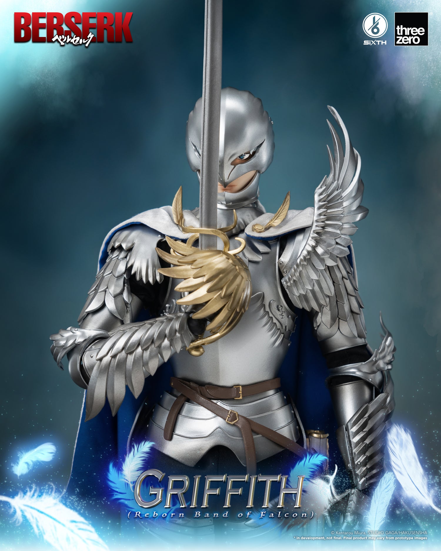 Threezero - Berserk - Griffith (Reborn Band of Falcon) – Ages Three and Up