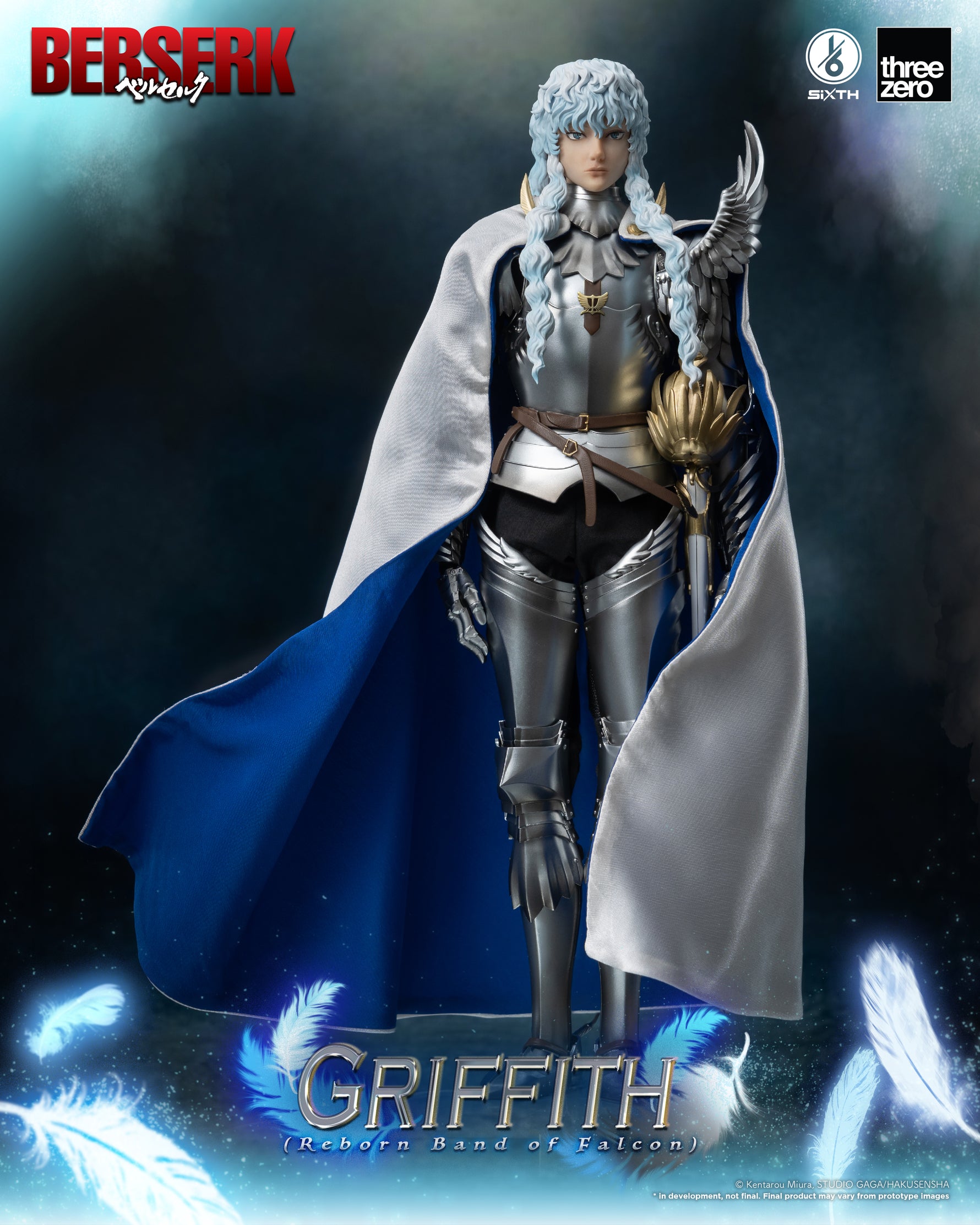 Threezero - Berserk - Griffith (Reborn Band of Falcon) – Ages Three and Up