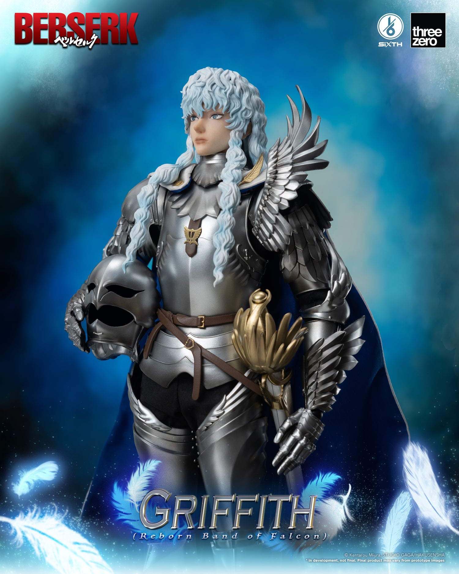 Threezero - Berserk - Griffith (Reborn Band of Falcon) – Ages Three and Up