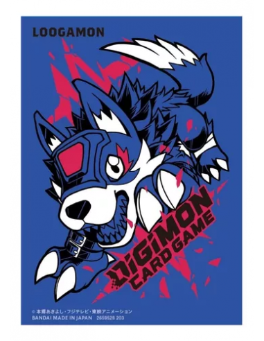 Bandai - Digimon Card Game Official Sleeves: Loogamon 60CT – Ages Three ...