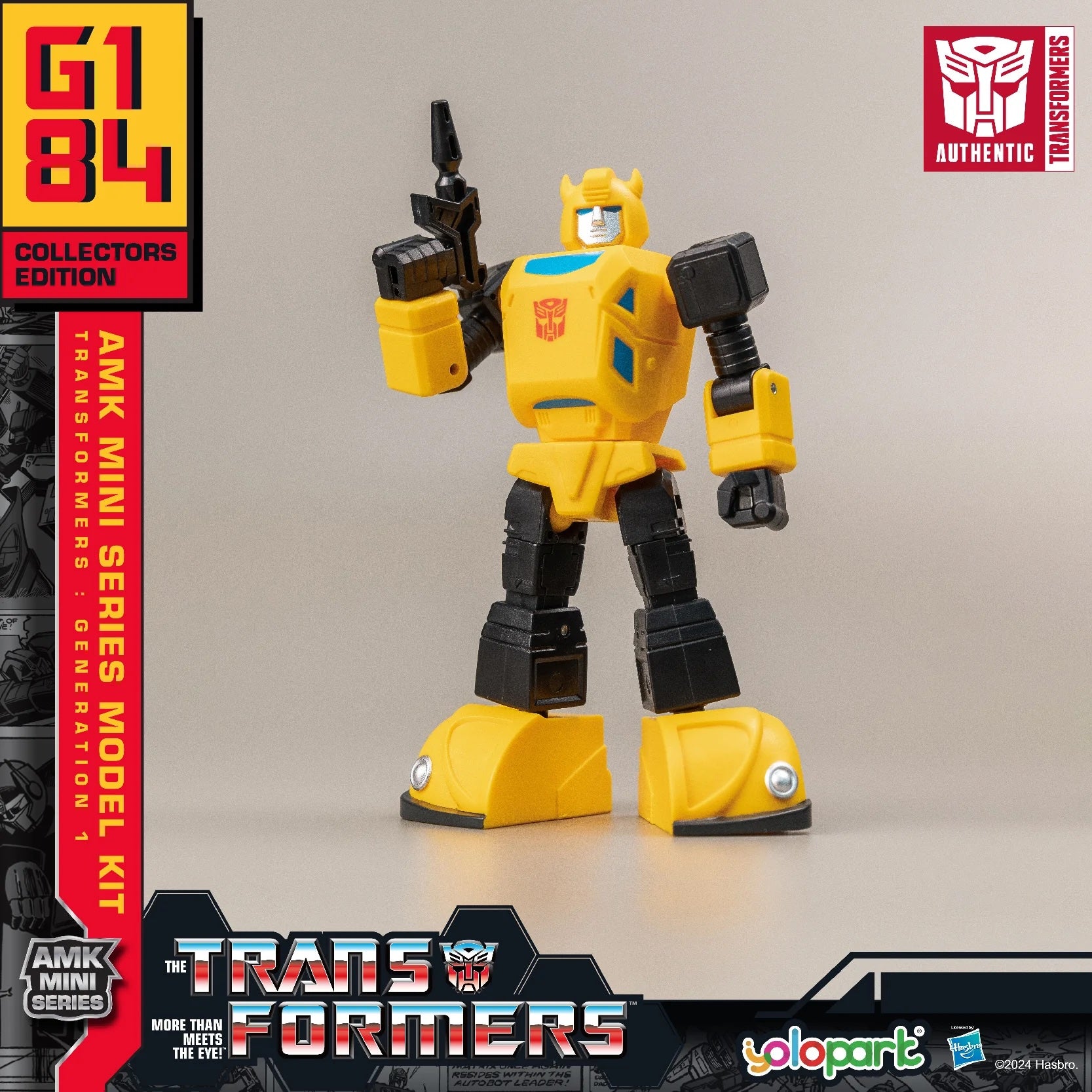 Yolopark - Transformers AMK Mini - G1 Bumblebee Model Kit – Ages Three ...