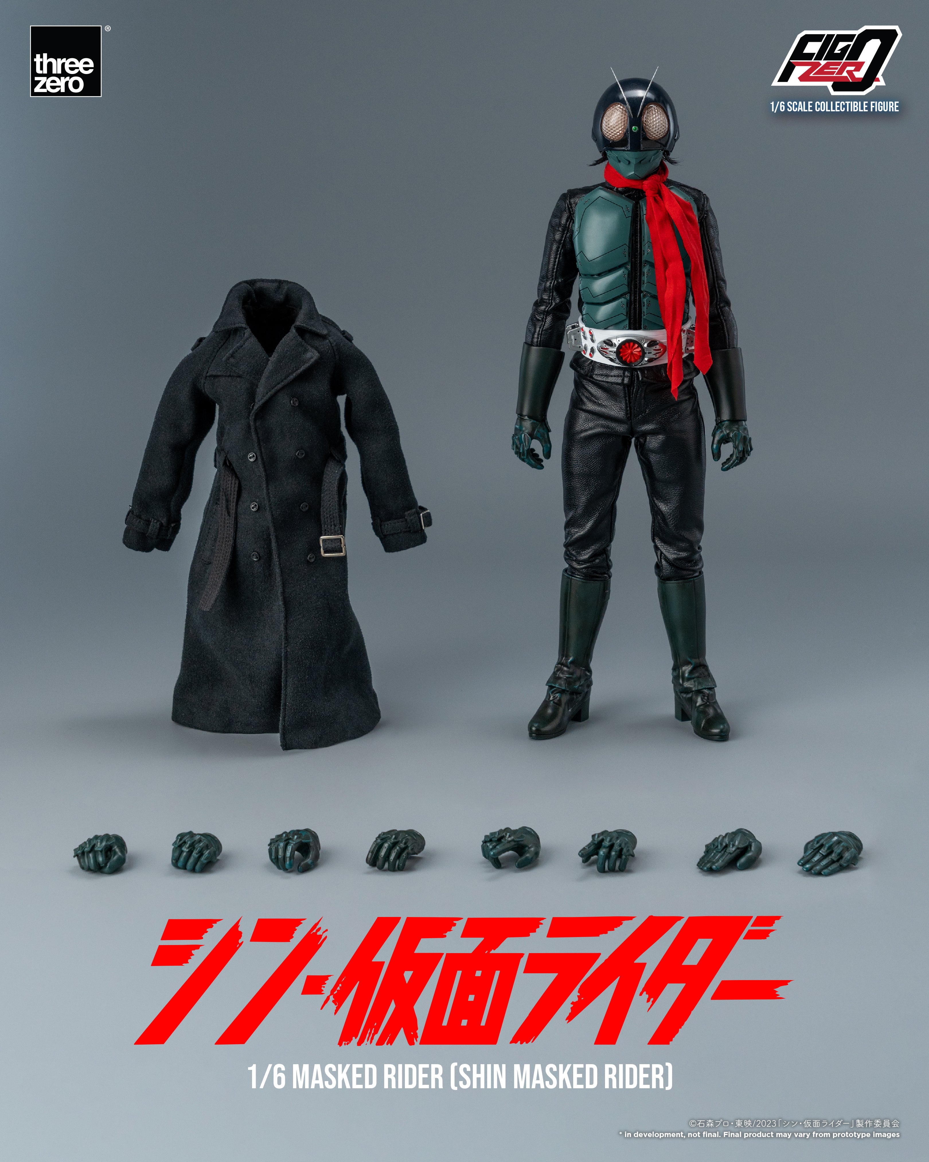 Threezero - FigZero Shin Masked Rider - Masked Rider – Ages Three and Up