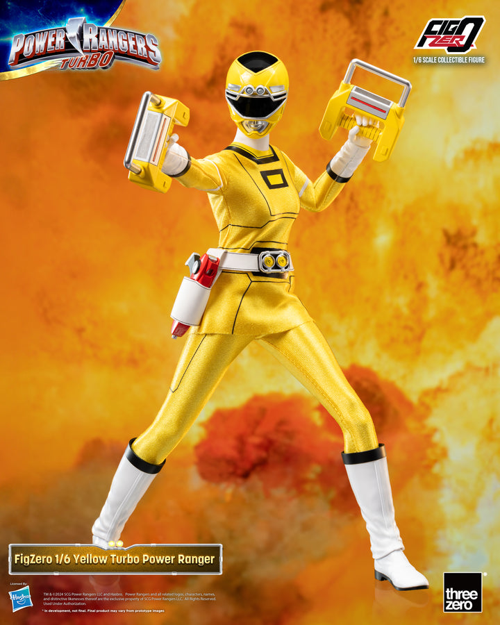 Threezero - FigZero Power Rangers Turbo - Yellow Turbo Ranger – Ages ...
