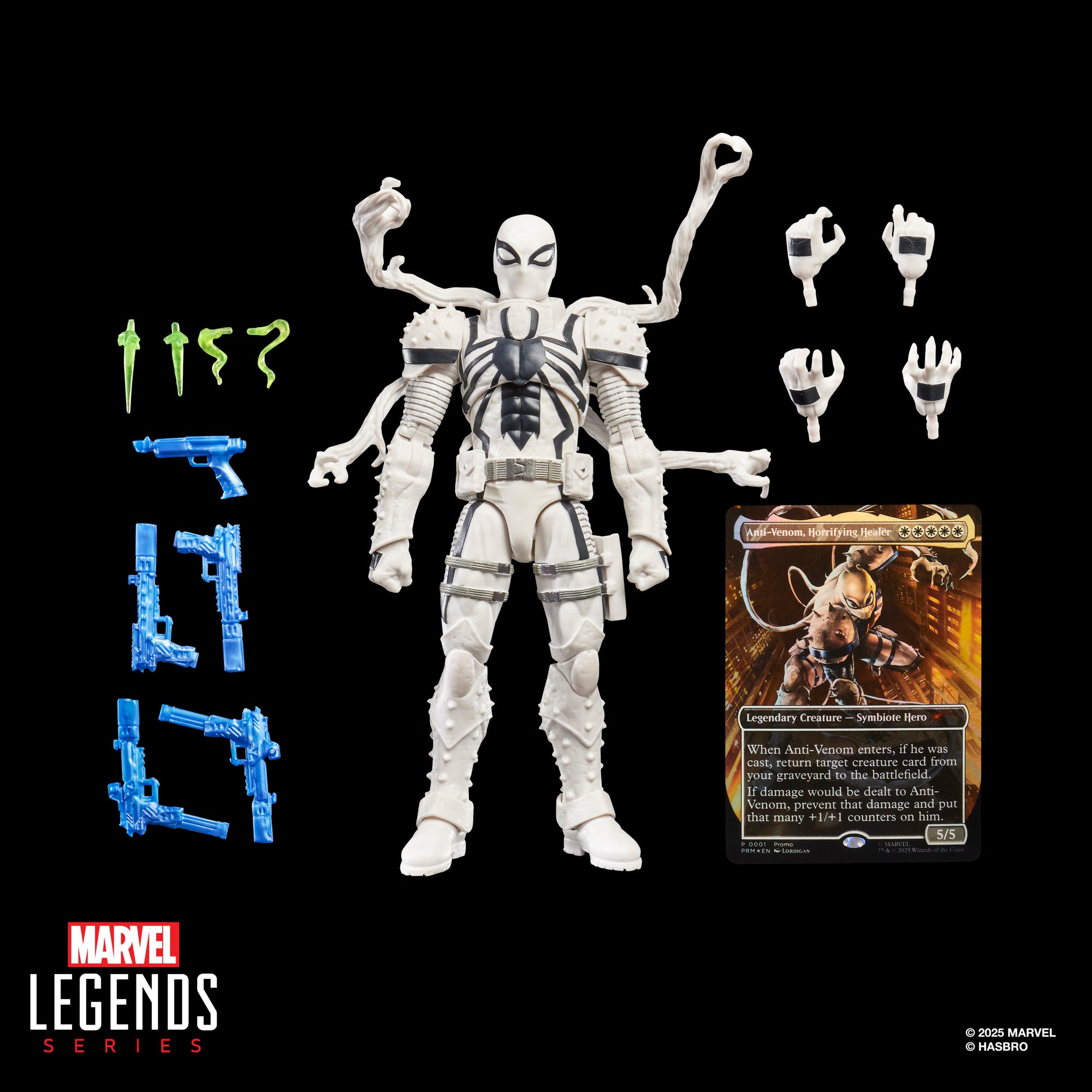 Marvel Legends - Magic: The Gathering - Agent Anti-Venom – Ages Three ...
