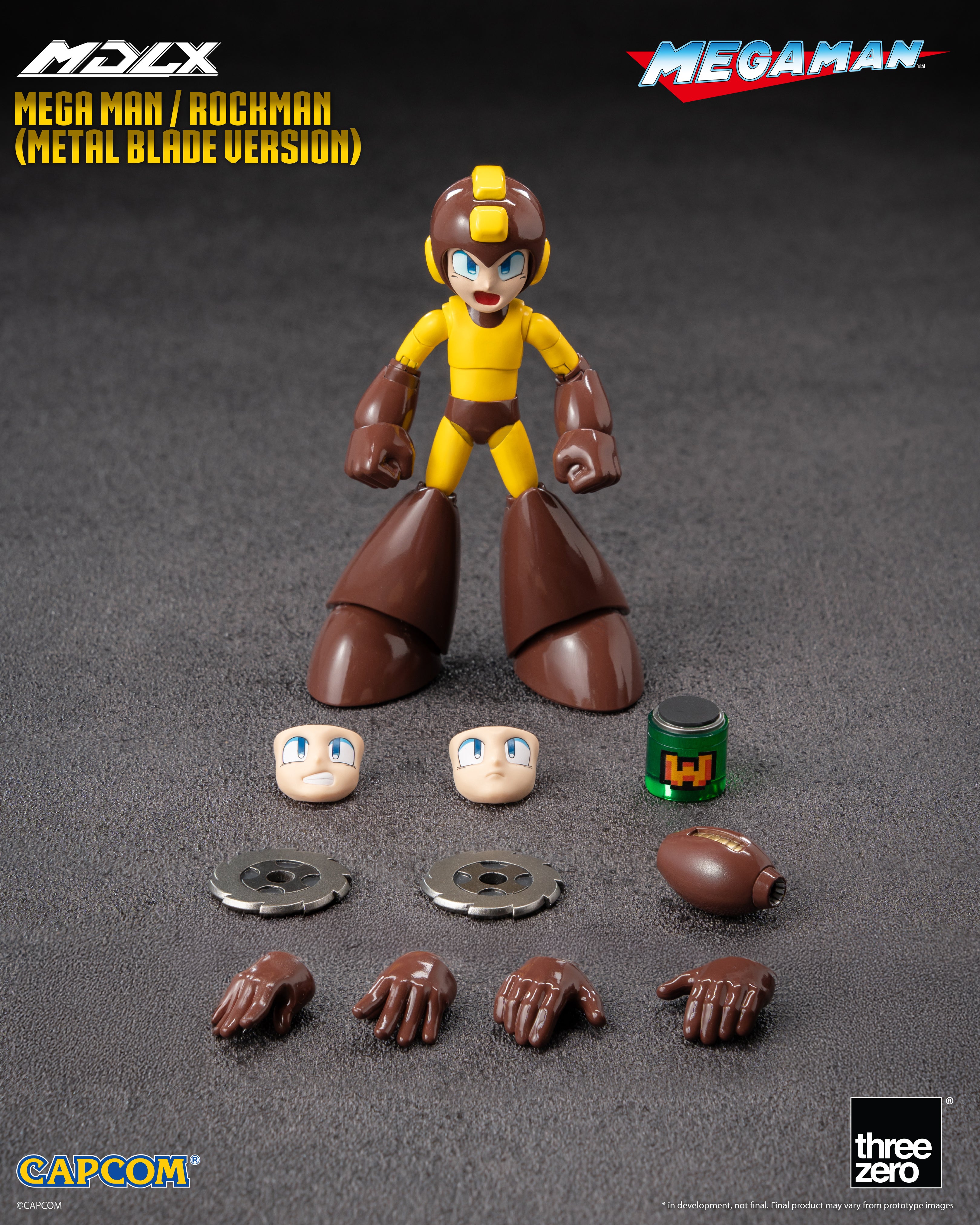 Threezero - MDLX Mega Man/Rock Man (Metal Blade Version) – Ages Three ...
