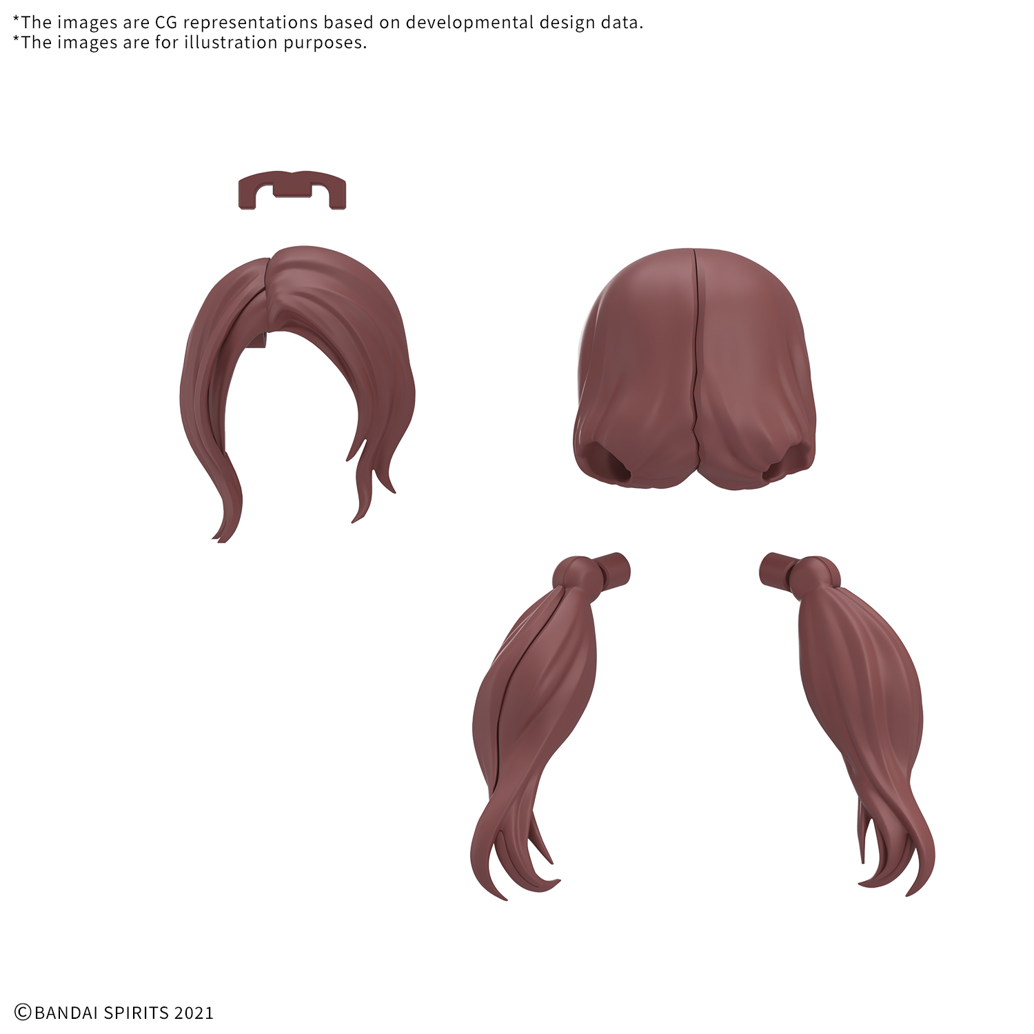 30 Minutes Sisters - Option Hairstyle Parts Vol. 12: Twintails 9 (Brow ...