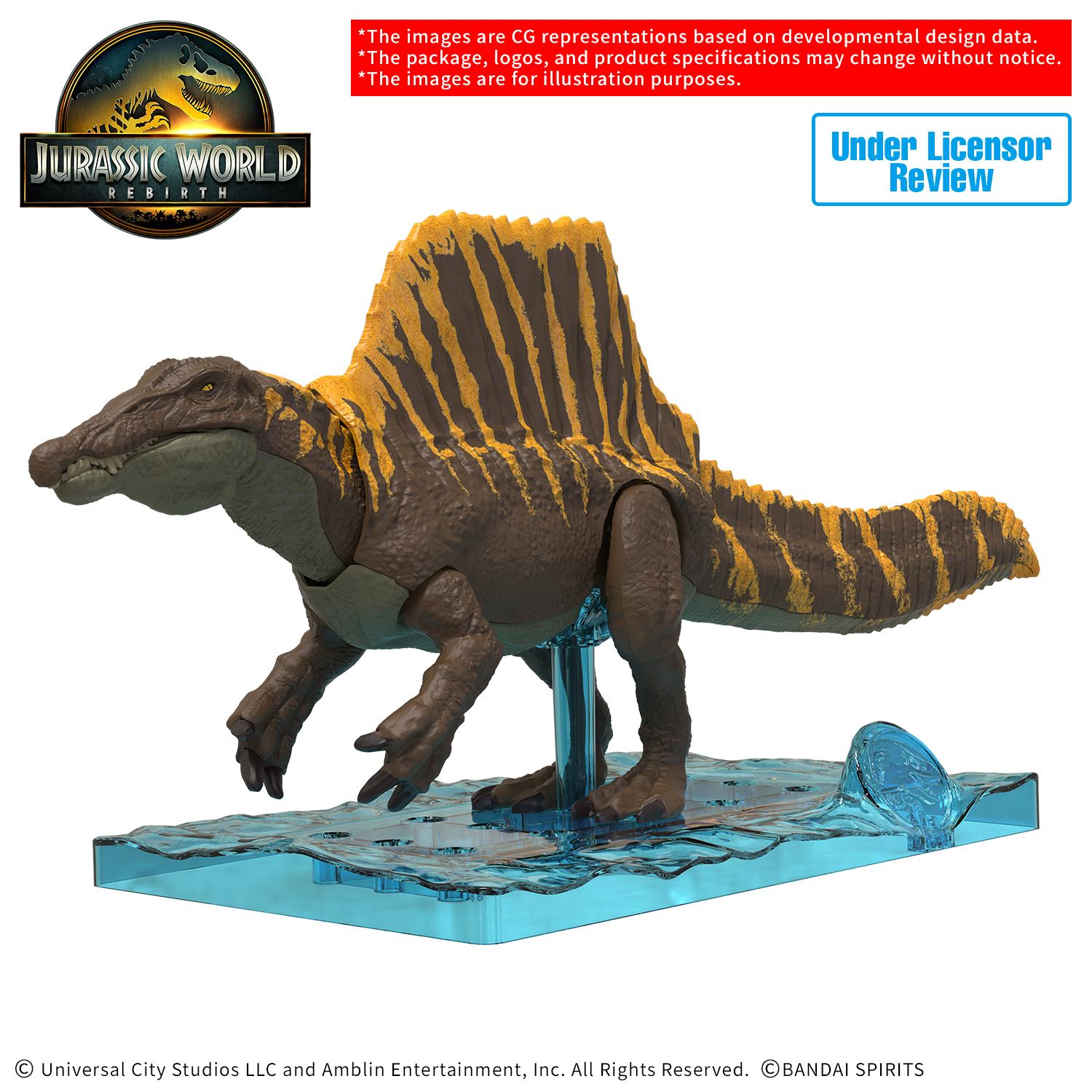 Bandai - Plannosaurus - Jurassic World: Rebirth - Spinosaurus – Ages ...