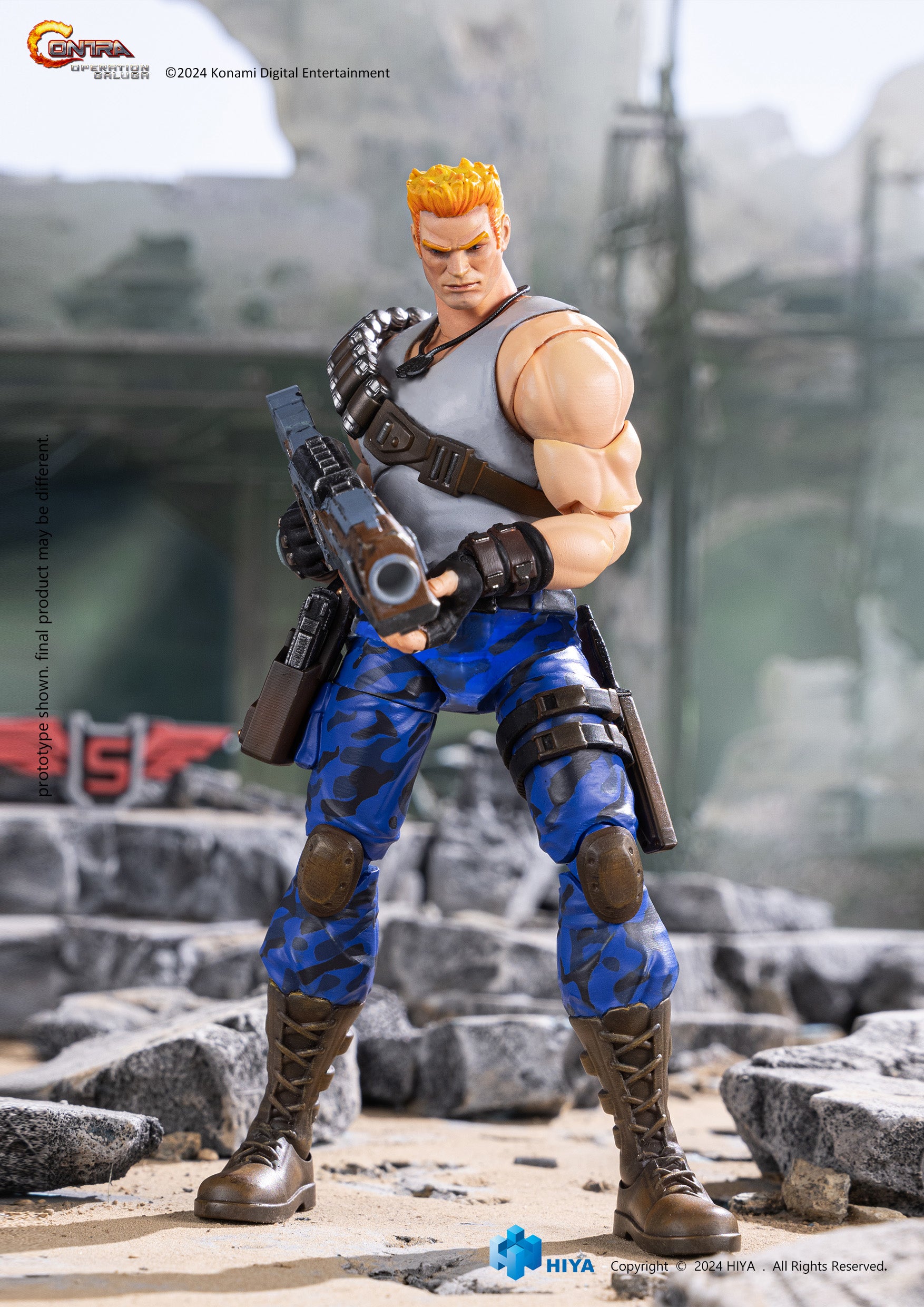 Hiya Toys - Contra Operation Galuga - Bill Rizer (PX Previews Exclusiv ...