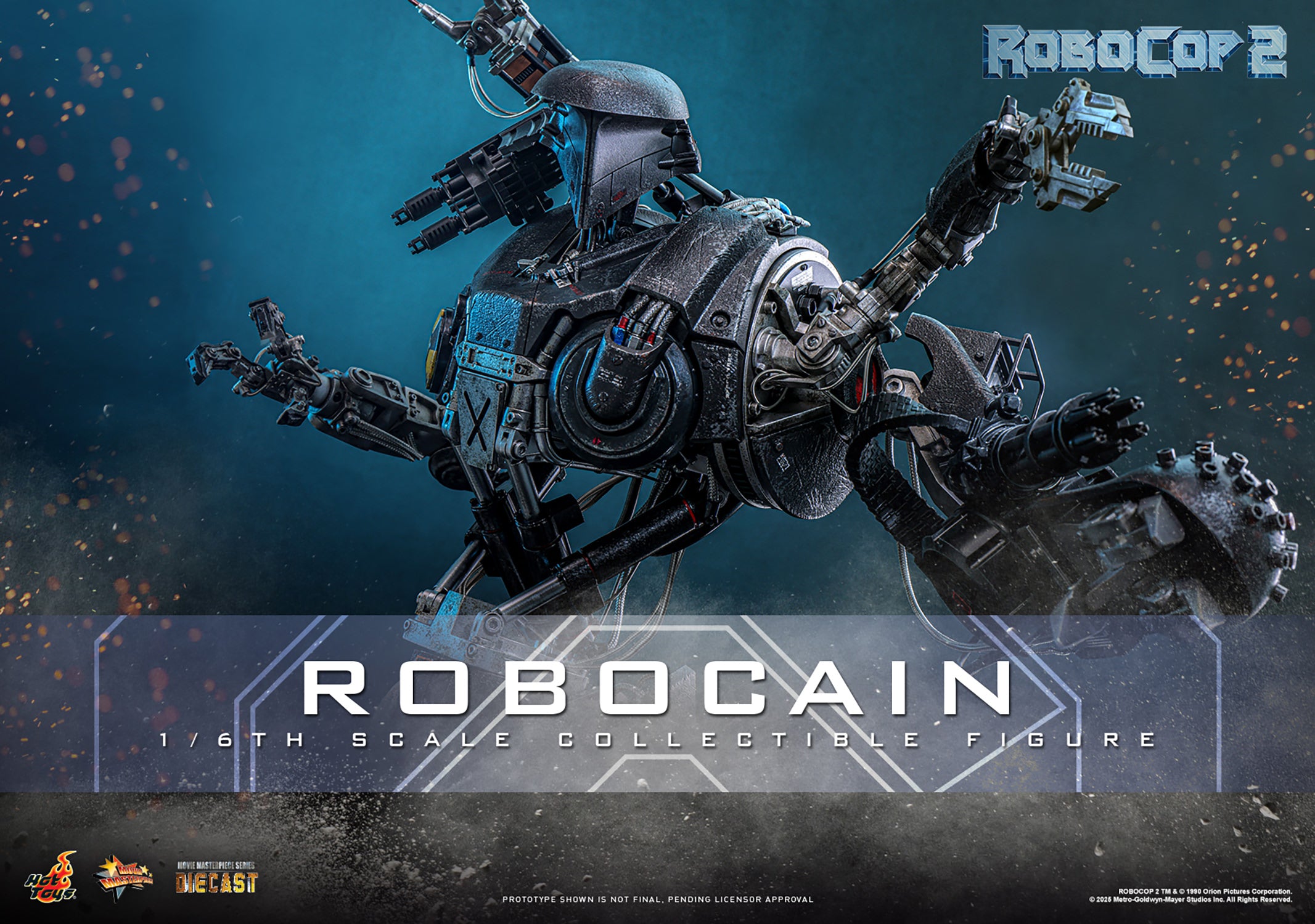 Hot Toys - RoboCop 2 - RoboCain – Ages Three and Up