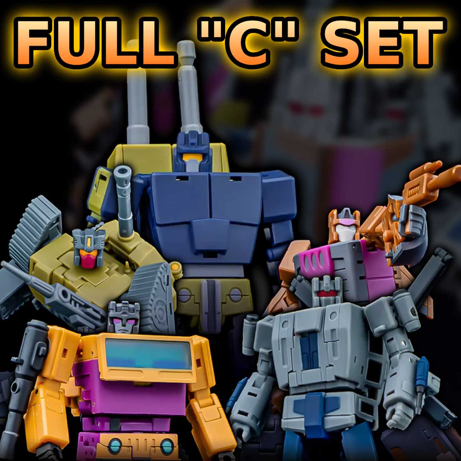 Magic Square - Combat Vehicle Combiner Set (MS-B51C to MS-B55C) – Ages ...