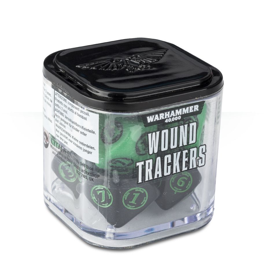 GWS - Warhammer 40K - Wound Trackers [Green] – Ages Three and Up