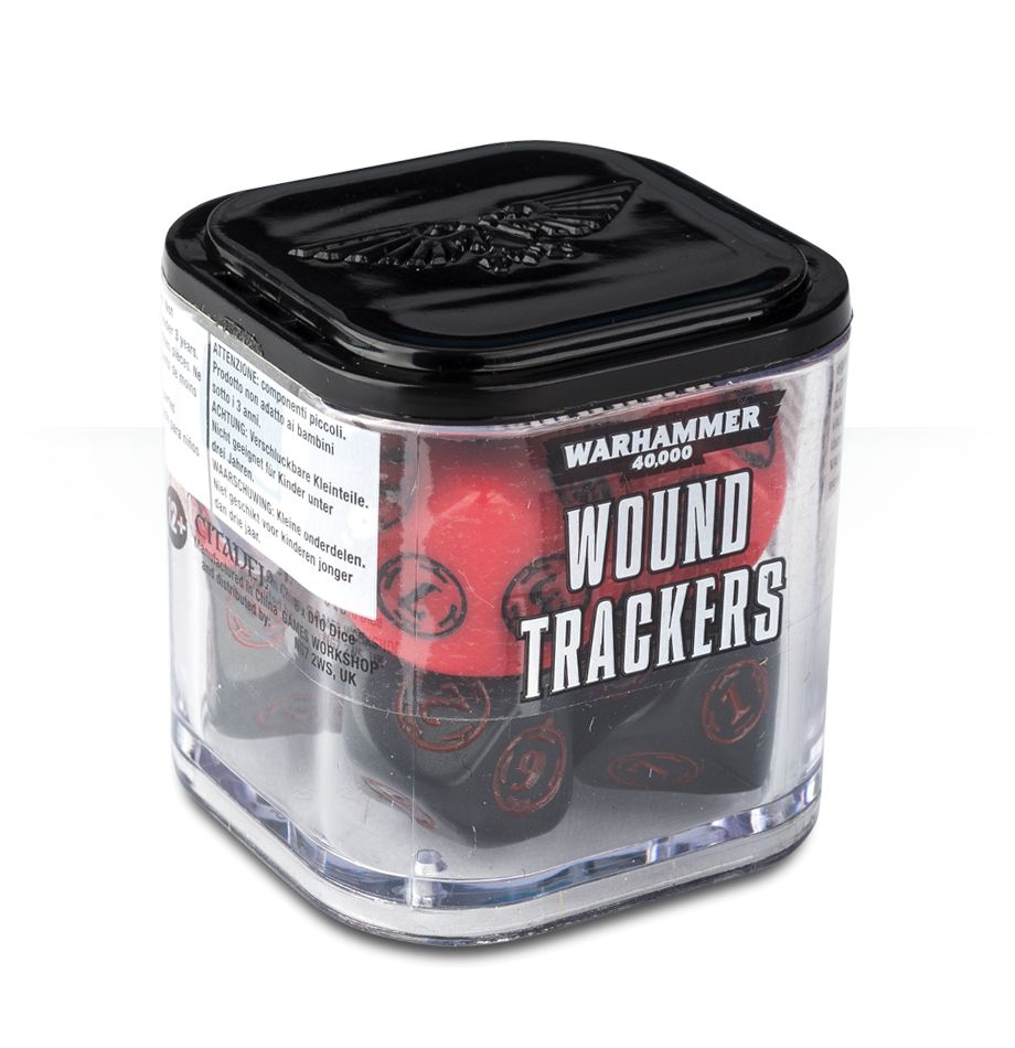 GWS - Warhammer 40K - Wound Trackers [Red] – Ages Three and Up
