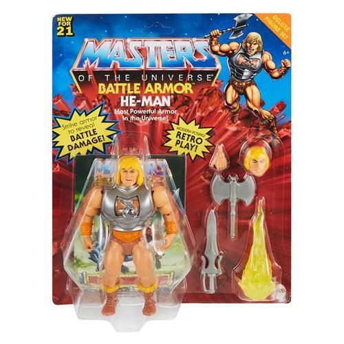 Masters of the Universe - Origins Battle Armor He-Man – Ages Three and Up