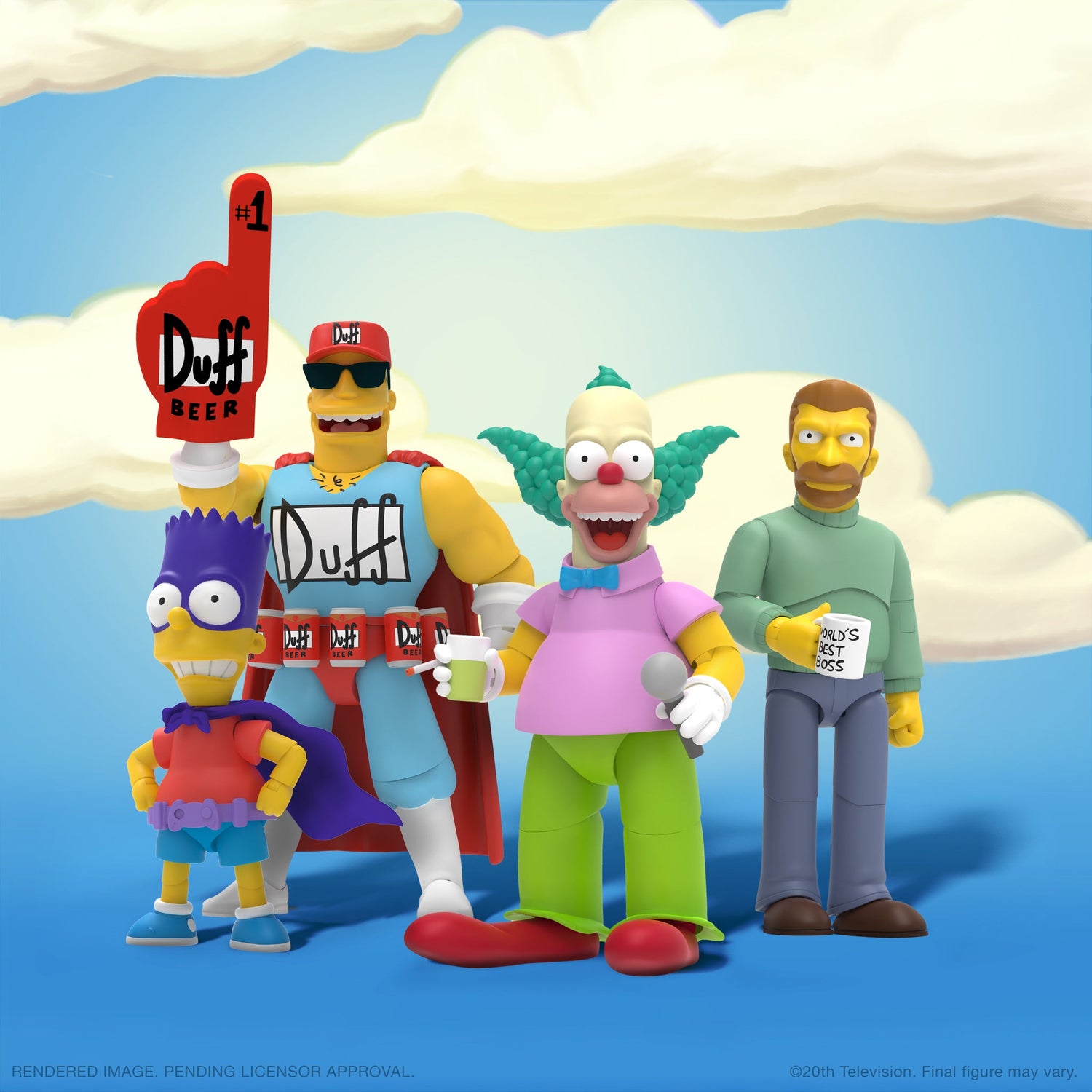 Super 7 - The Simpsons Ultimates Wave 2 set of 4 – Ages Three and Up