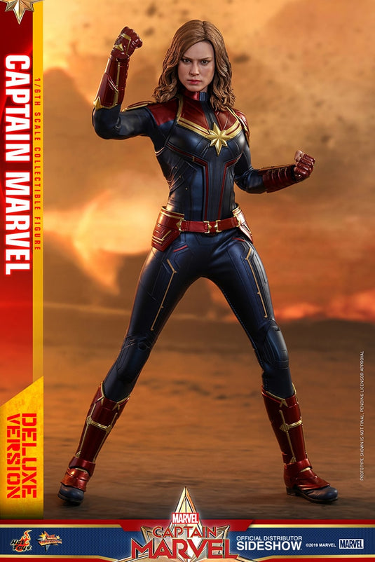Hot Toys Captain Marvel Movie Captain Marvel Deluxe Version Ages Three and Up