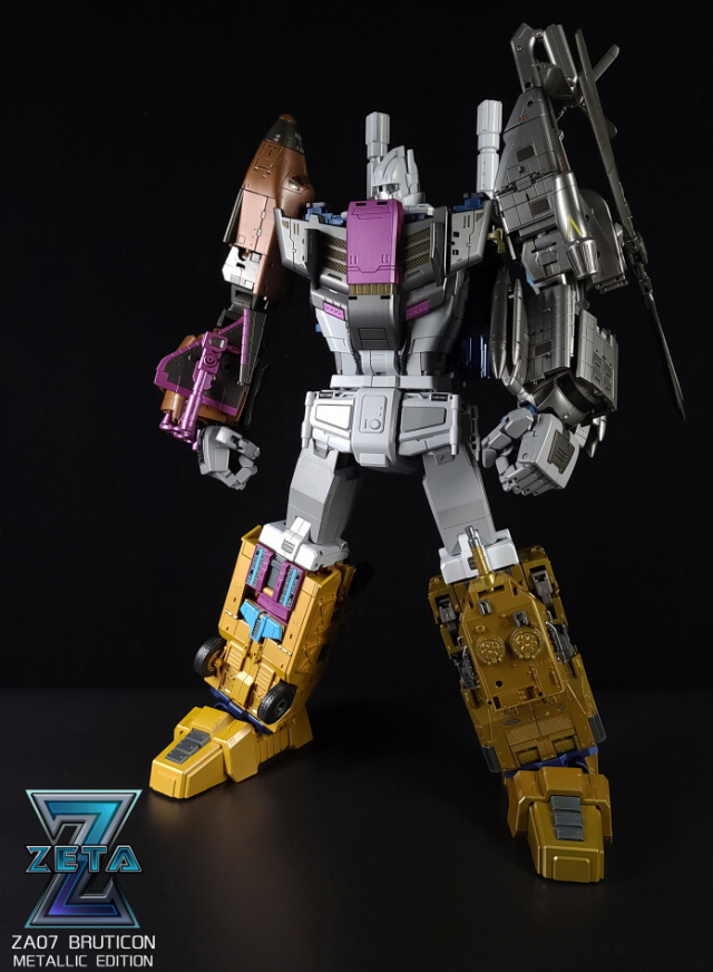 Zeta Toys - ZA-07 Bruticon (Metallic Version) – Ages Three and Up